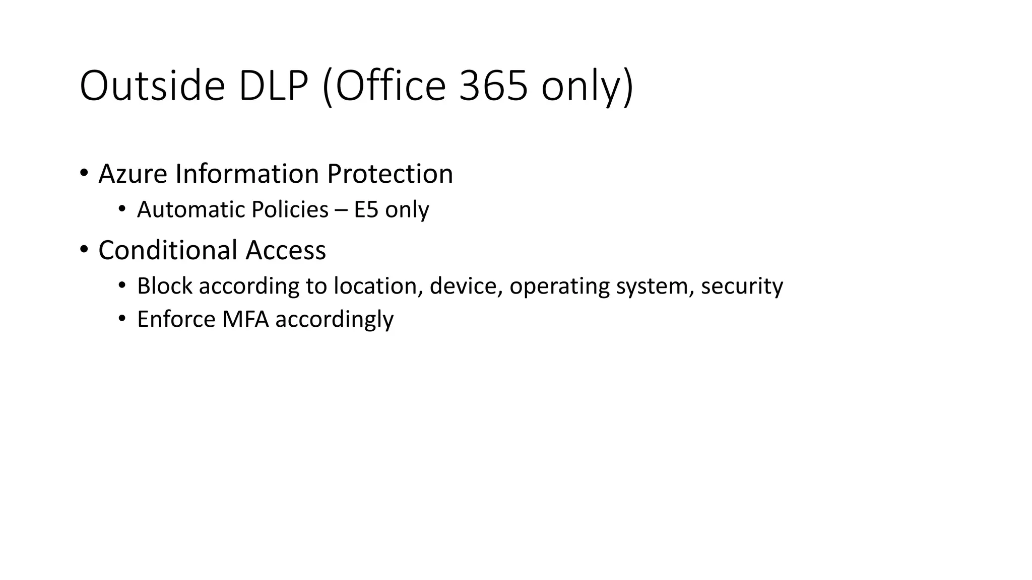 Microsoft data loss prevention | PPTX