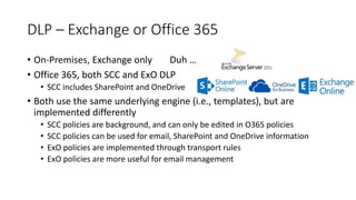 Microsoft data loss prevention | PPTX