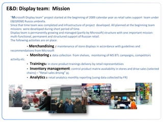 Microsoft display team 09 | PPT