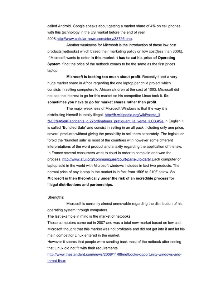 Microsoft Distribution Policies Report Example | PDF