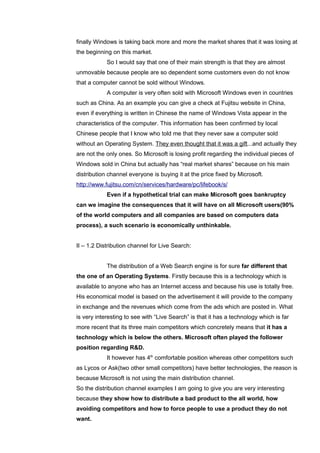 Microsoft Distribution Policies Report Example | PDF