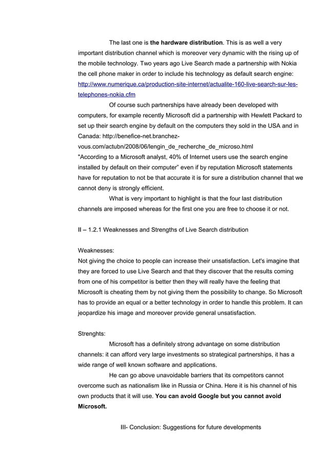 Microsoft Distribution Policies Report Example | PDF