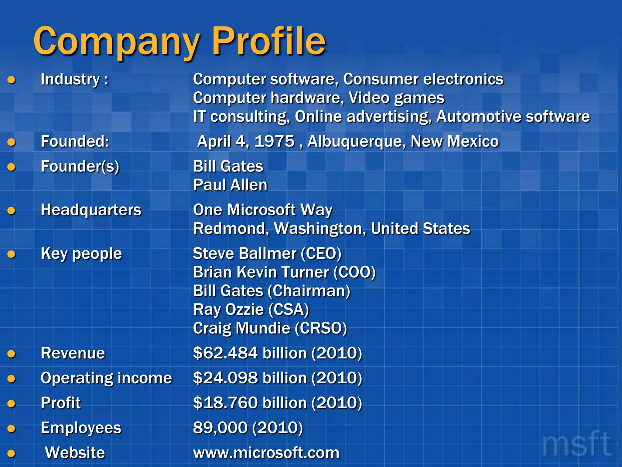 Microsoft Diversification Strategy Final | PPTX