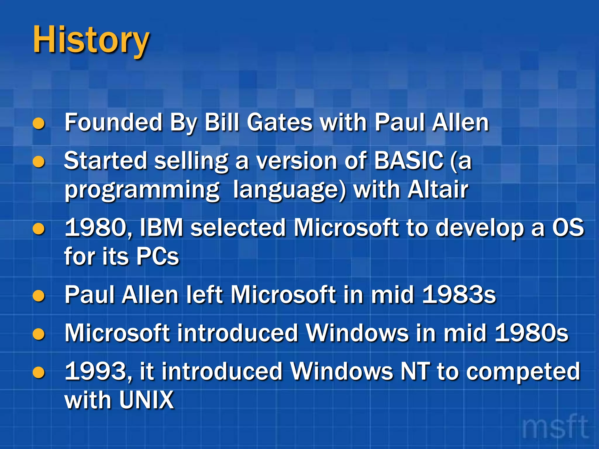 Microsoft Diversification Strategy Final | PPTX