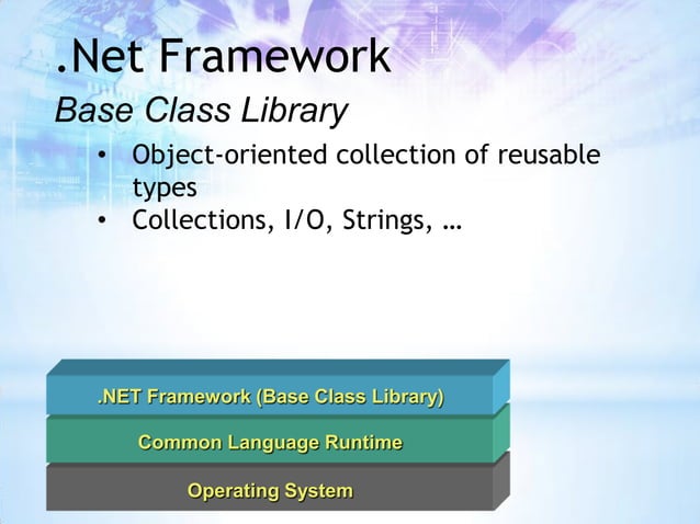 Microsoft dot net framework | PPT