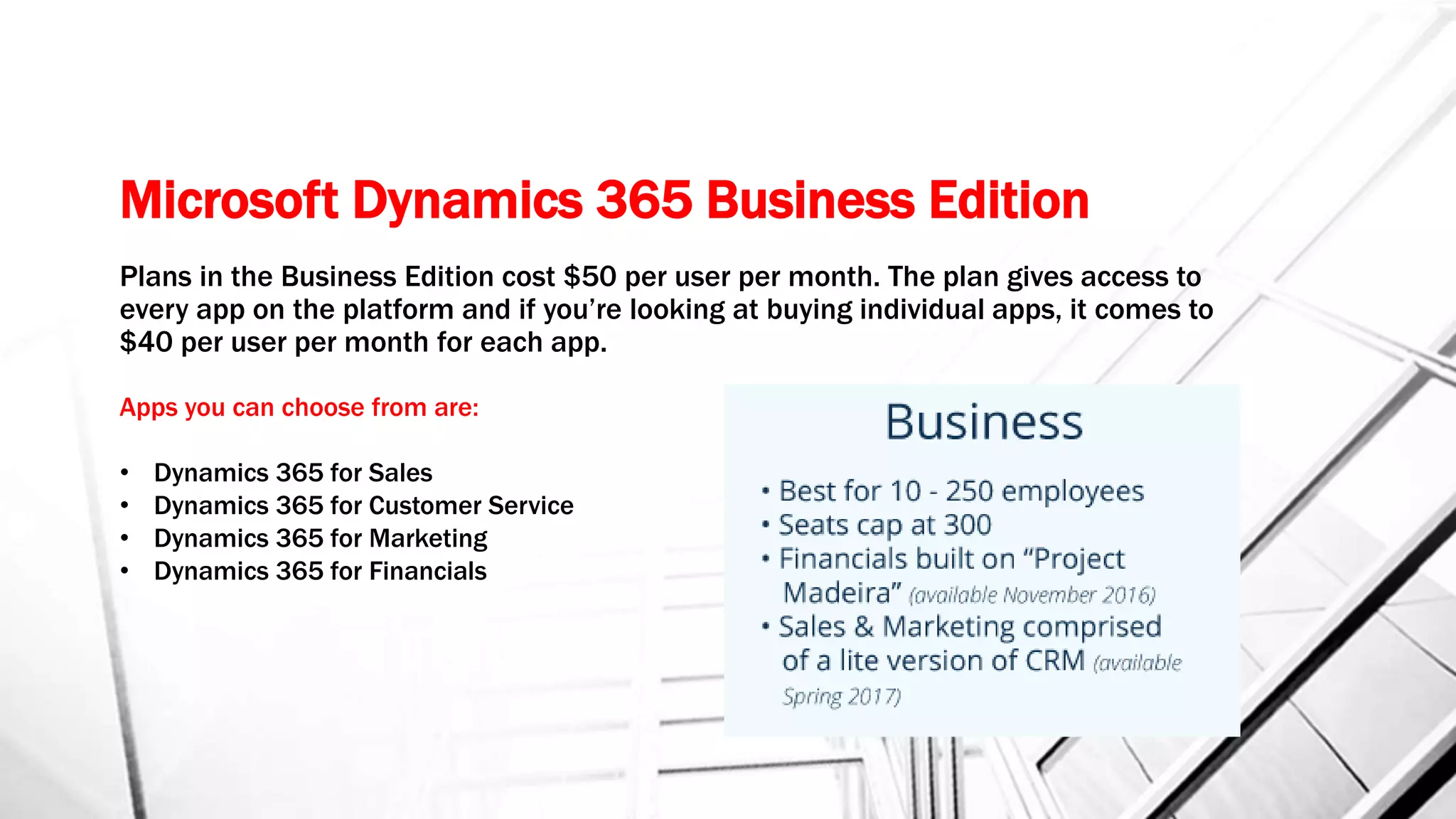 Microsoft Dynamics 365: Pricing and Licensing | PPTX
