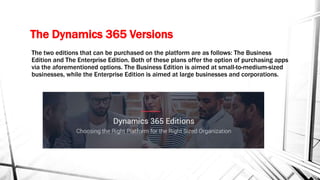 Microsoft Dynamics 365: Pricing and Licensing | PPTX