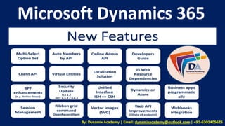 Microsoft dynamics 365 V9 Deprecated features - Dialog Process Replacement | PPTX