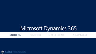 Microsoft Dynamics 365 - Intelligent Business Applications | PDF
