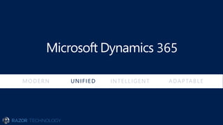Microsoft Dynamics 365 - Intelligent Business Applications | PDF