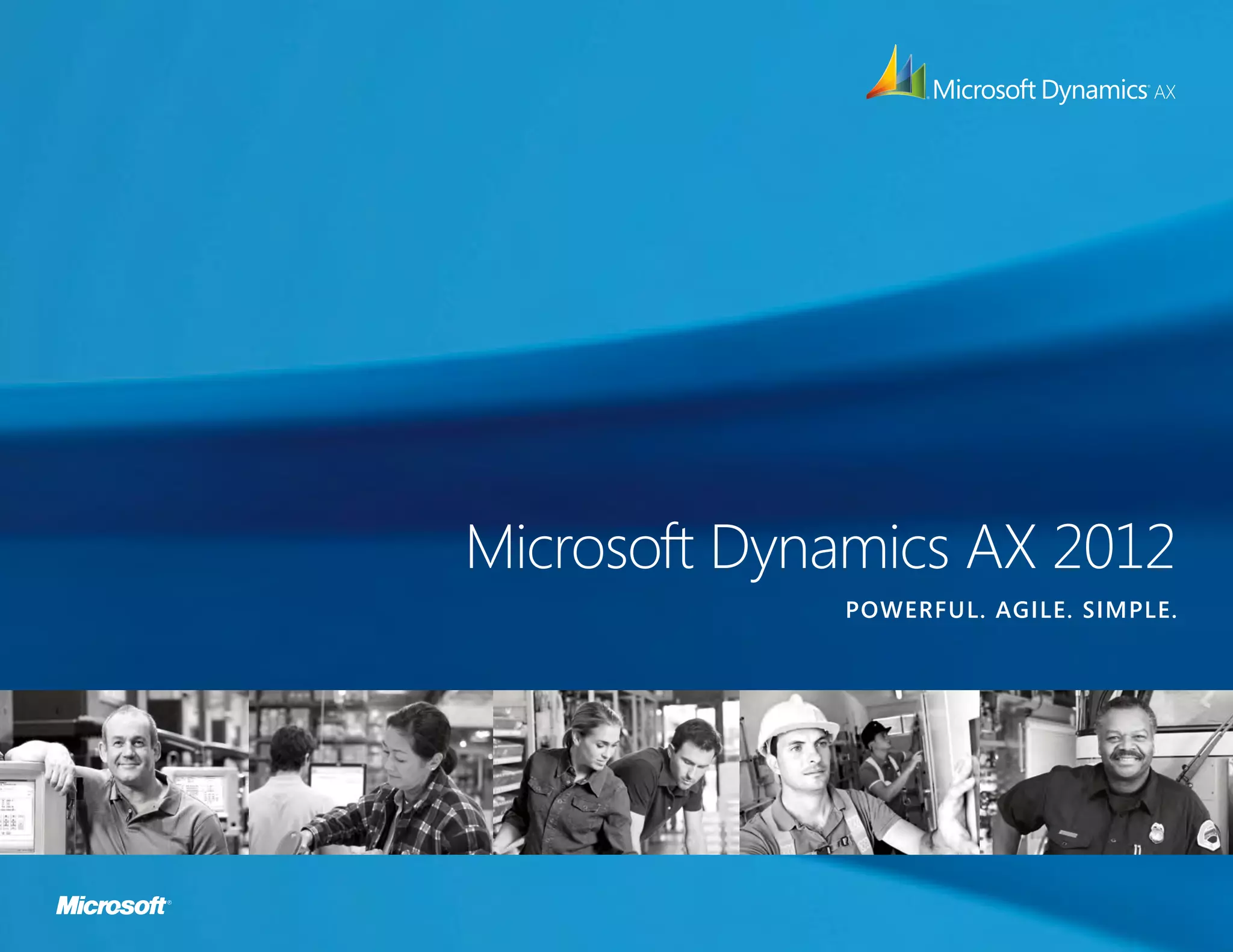 Microsoft dynamics ax - a new generation in ERP | PDF