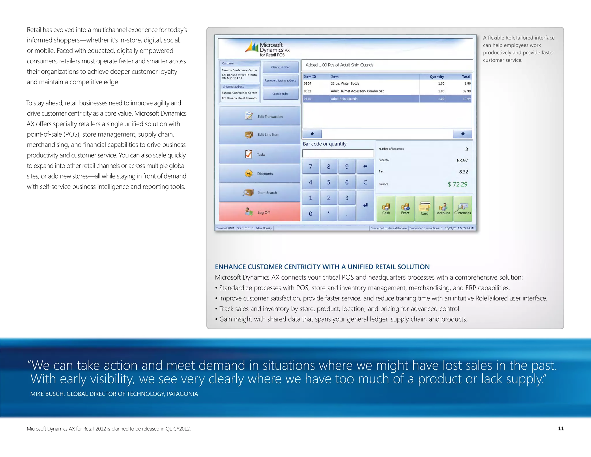 Microsoft dynamics ax - a new generation in ERP | PDF