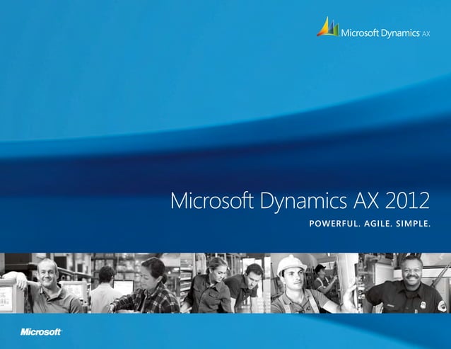 Microsoft dynamics ax - a new generation in ERP | PDF | Cloud Computing | Internet