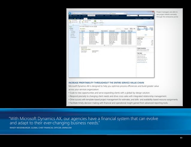 Microsoft dynamics ax - a new generation in ERP | PDF | Cloud Computing | Internet