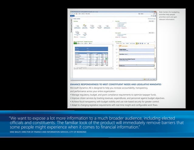 Microsoft dynamics ax - a new generation in ERP | PDF | Cloud Computing ...