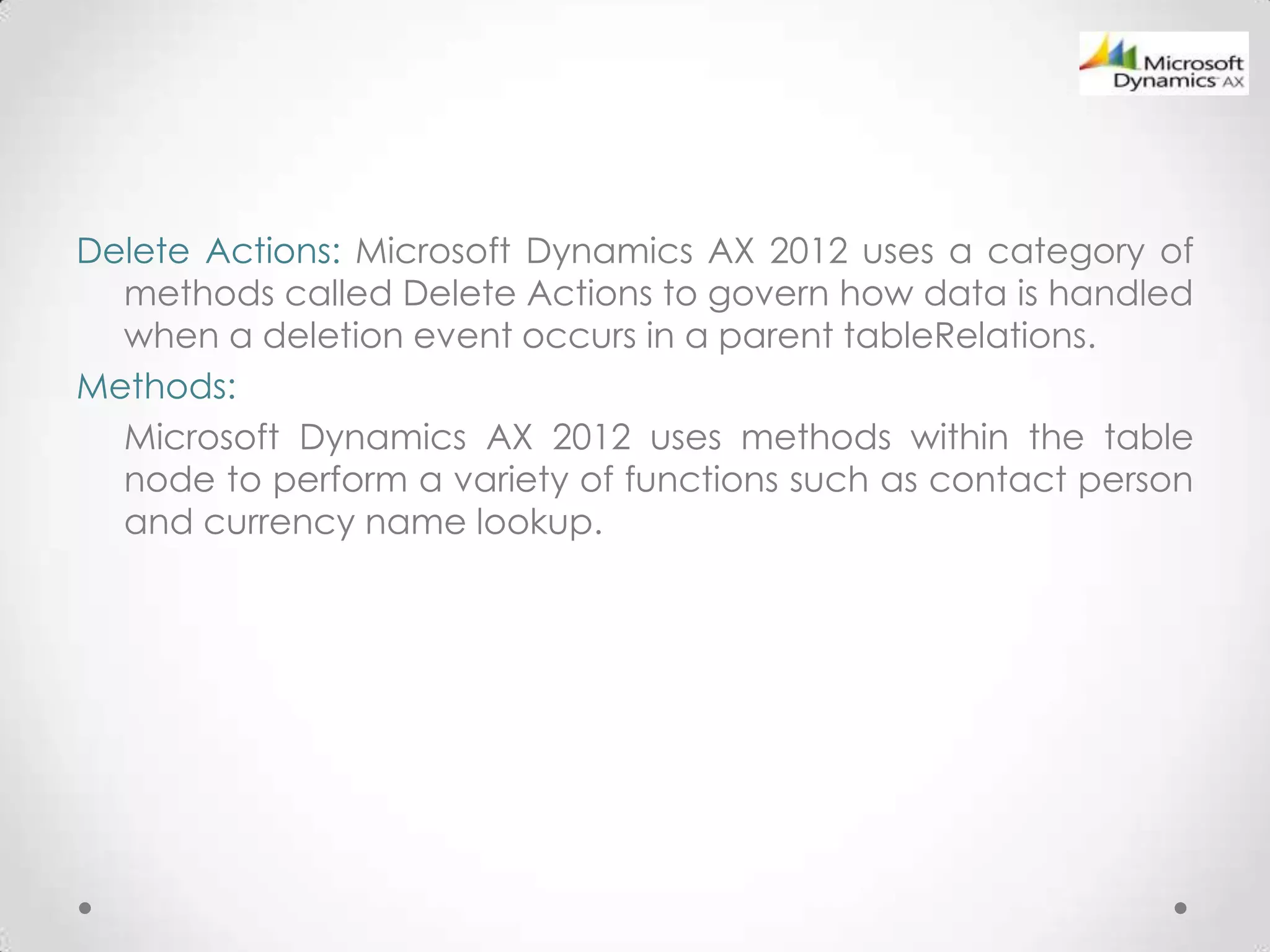 Microsoft dynamics ax 2012 development introduction part 1/3 | PPTX
