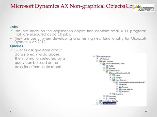 Microsoft dynamics ax 2012 development introduction part 1/3 | PPTX ...