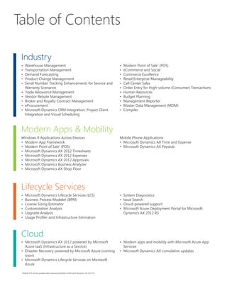 Microsoft Dynamics AX 2012 R3 Preview | PDF