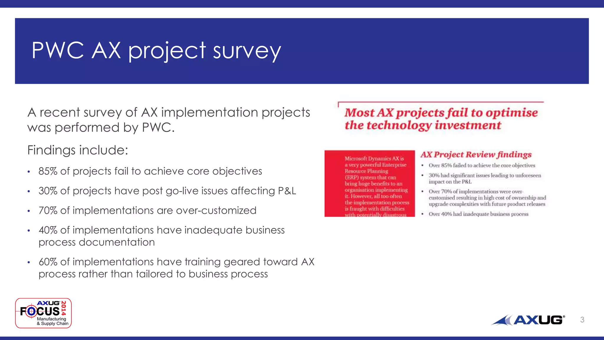 Microsoft Dynamics AX Implementation Stabilization Case Studies | PPTX