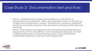 Microsoft Dynamics AX Implementation Stabilization Case Studies | PPTX