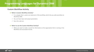 Rits Brown Bag - Extending and Integrating in Microsoft Dynamics CRM | PPT