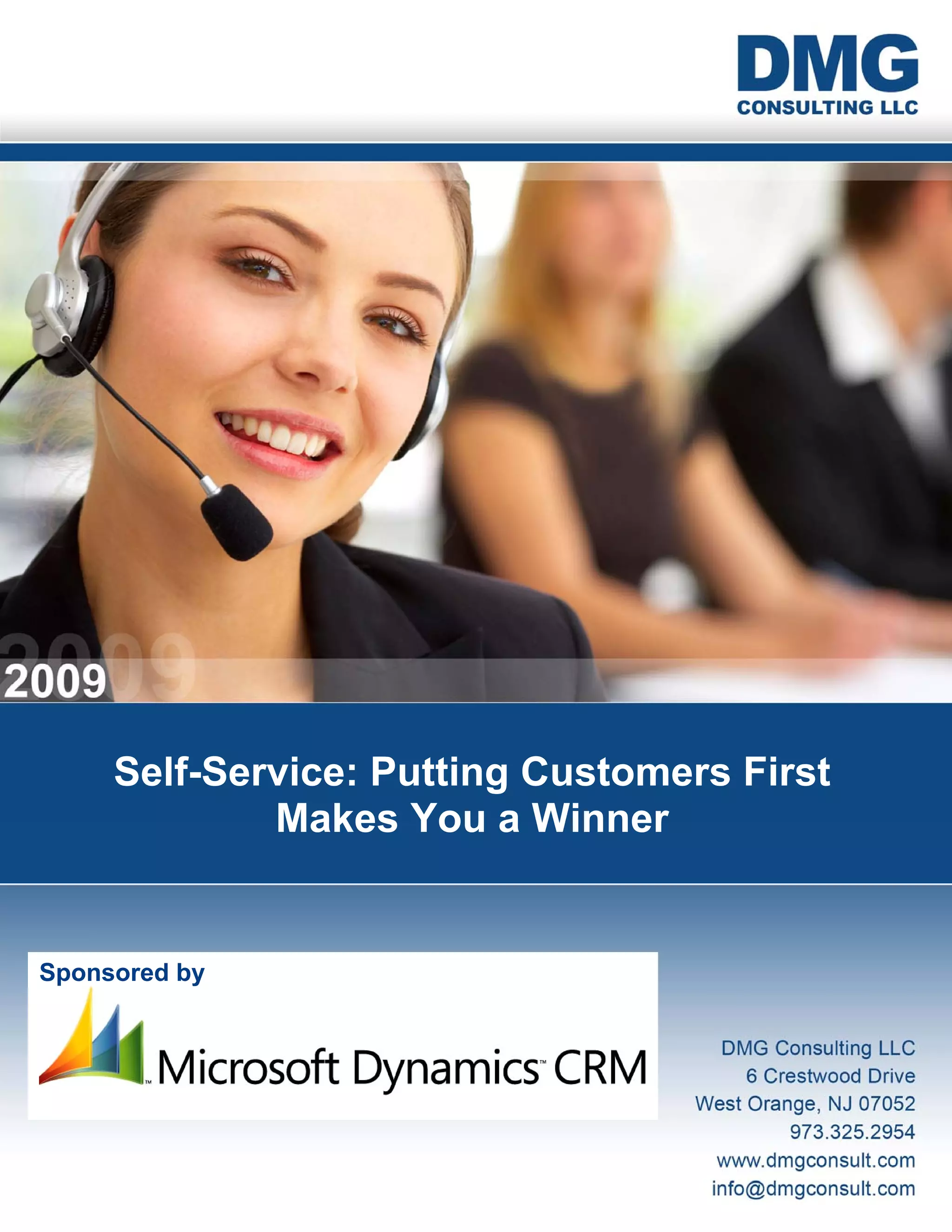 Microsoft Dynamics Crm Self Service Whitepaper Pdf