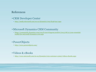 Microsoft Dynamics CRM 2013 Customization | PPTX | Computing | Technology & Computing