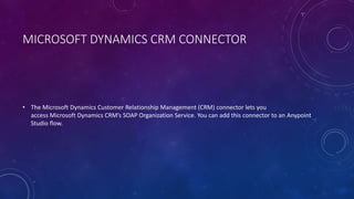 Microsoft Dynamics CRM Connector | PPTX | Internet | Computing