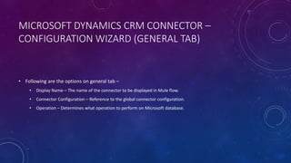 Microsoft Dynamics CRM Connector | PPTX | Internet | Computing