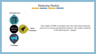 Top 3 CRM Functional Modules Overview | PPTX
