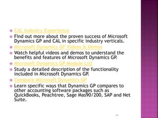 Microsoft dynamics gp | PPTX