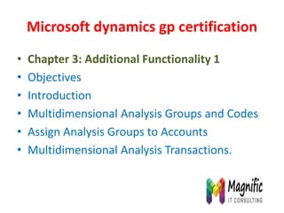 Microsoft dynamics gp certification | PPT
