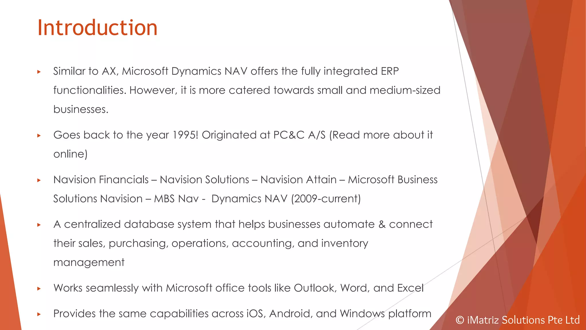 Microsoft dynamics NAV | PPT