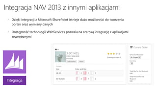 Microsoft Dynamics NAV 2013 - prezentacja systemu ERP | PPTX