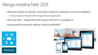 Microsoft Dynamics NAV 2013 - prezentacja systemu ERP | PPTX