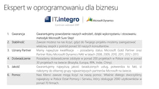 Microsoft Dynamics NAV 2013 - prezentacja systemu ERP | PPTX