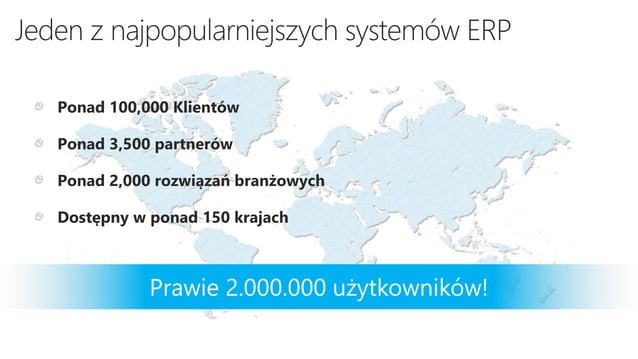 Microsoft Dynamics NAV 2013 - prezentacja systemu ERP | PPTX