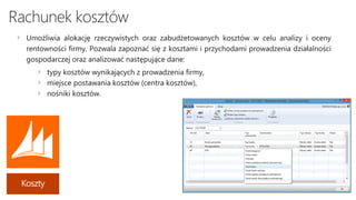 Microsoft Dynamics NAV 2013 - prezentacja systemu ERP | PPTX