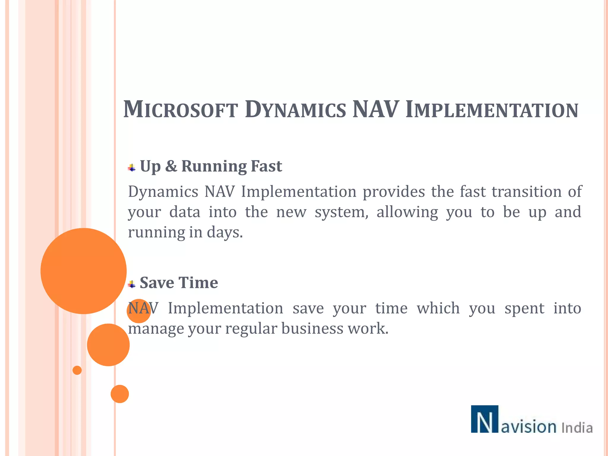 Microsoft Dynamic NAV Implementation | PPT