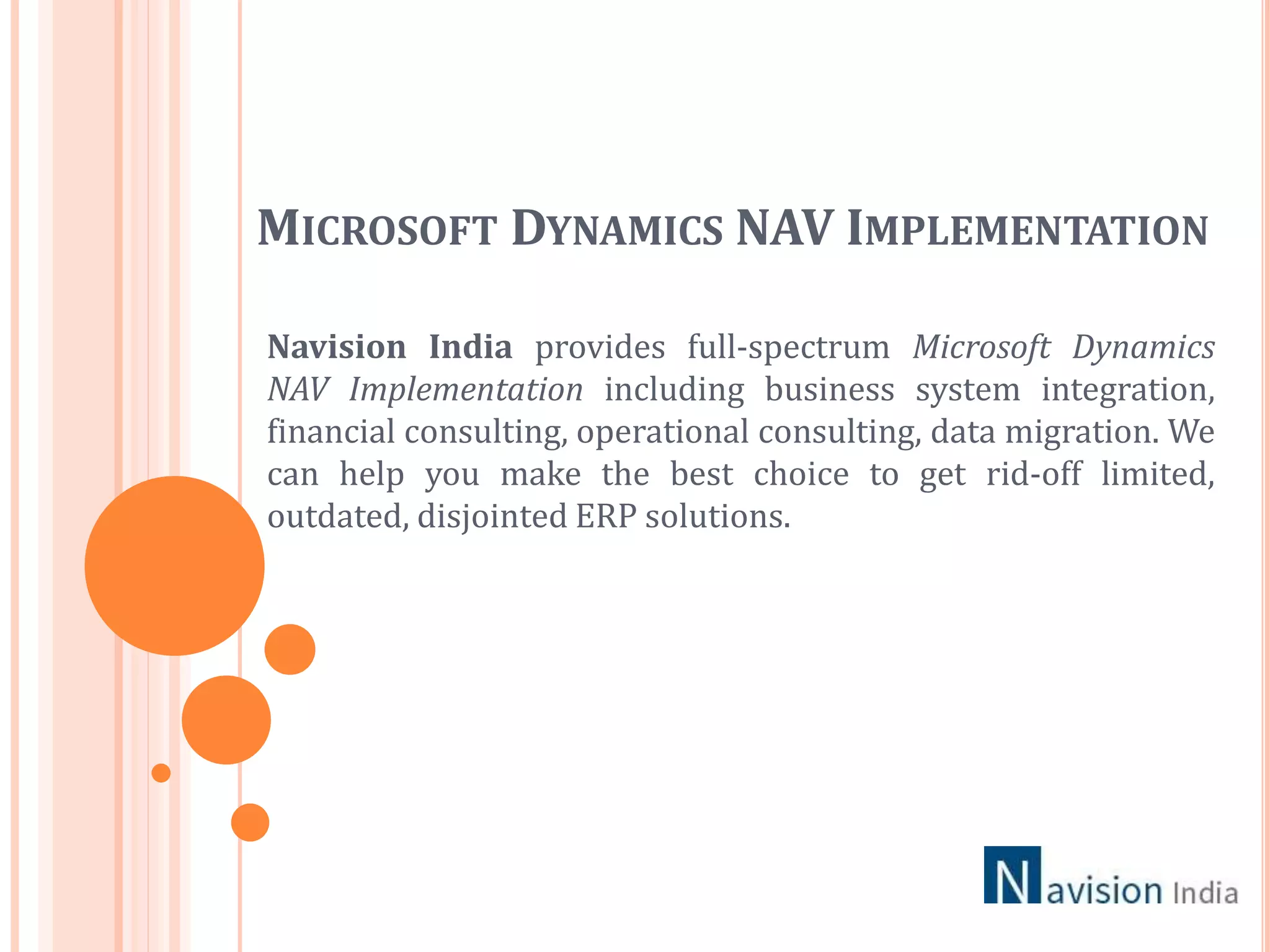 Microsoft Dynamic NAV Implementation | PPT