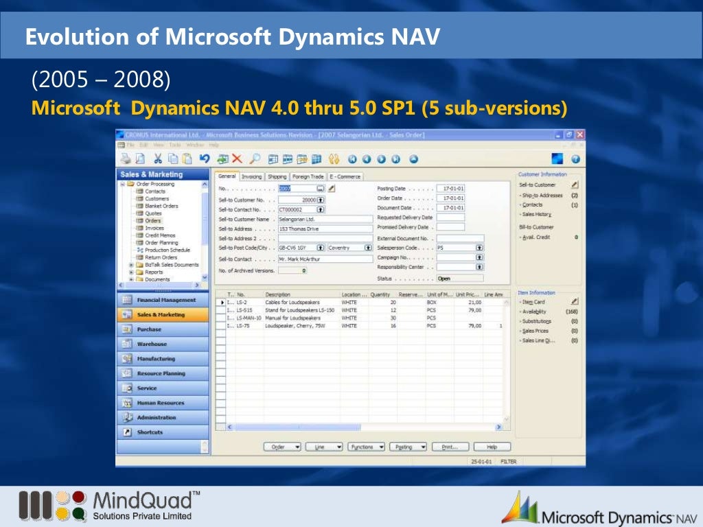 Microsoft dynamics navision 2009 r2