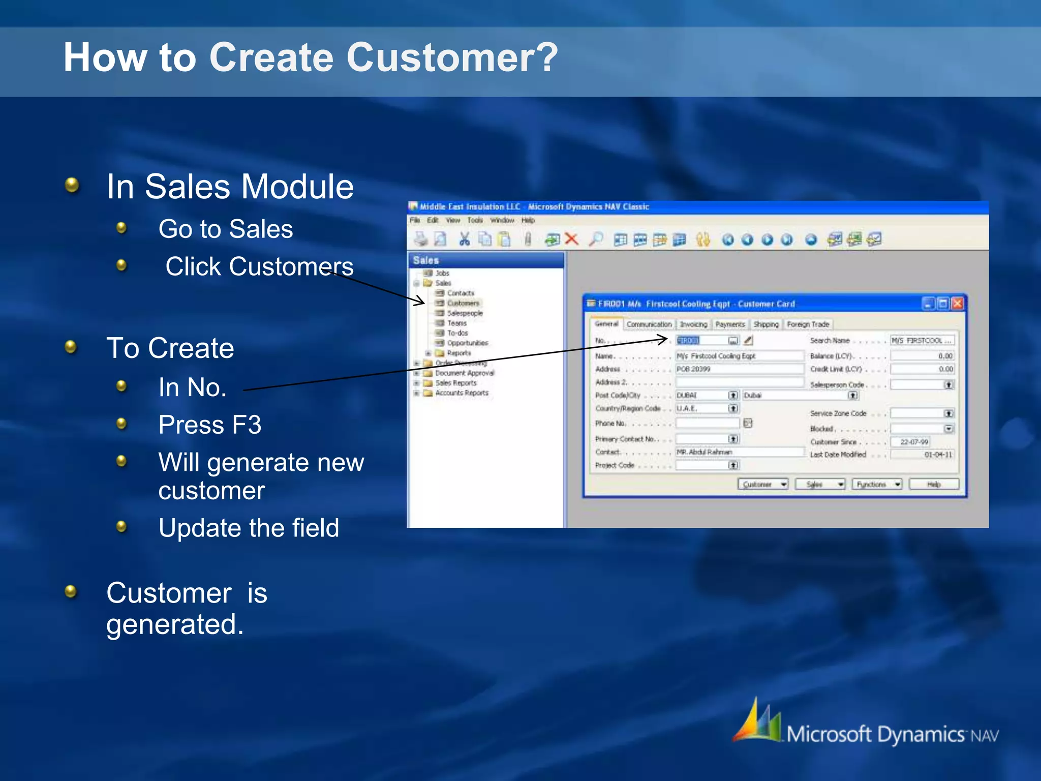 Microsoft Dynamics NAV Training | PPTX | Developmental Sites | Real Estate