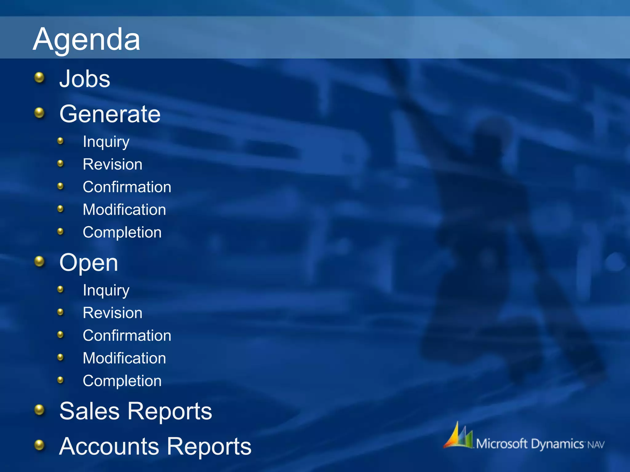 Microsoft Dynamics NAV Training | PPTX | Developmental Sites | Real Estate