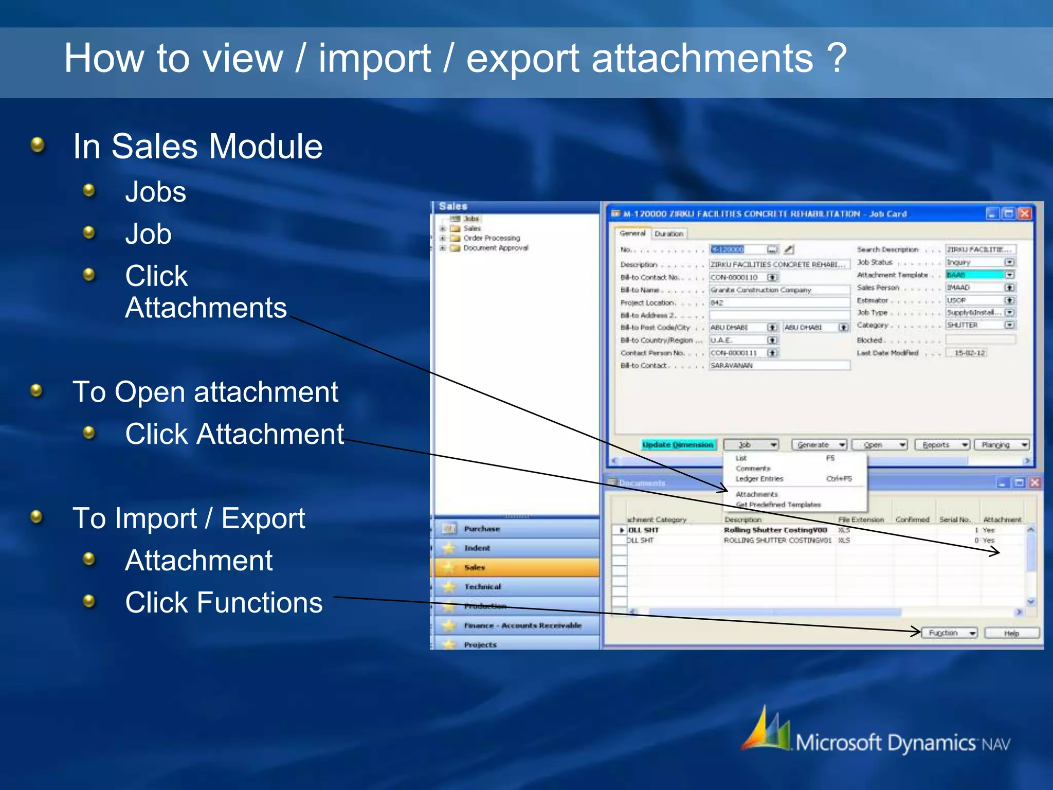 Microsoft Dynamics NAV Training | PPTX | Developmental Sites | Real Estate