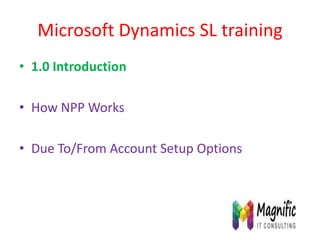 Microsoft dynamics sl training | PPT