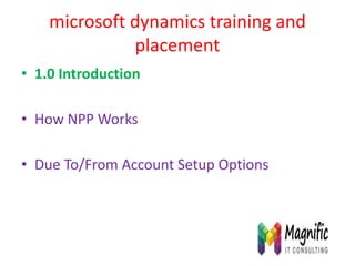 Microsoft dynamics training and placement | PPTX