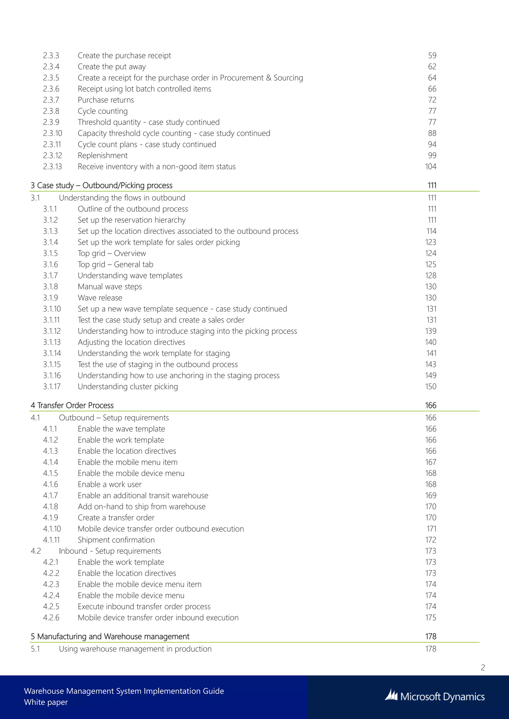 Microsoft dynamics warehouse management system implementation guide | PDF