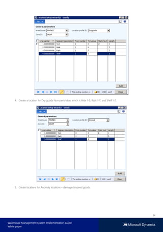 Microsoft dynamics warehouse management system implementation guide | PDF