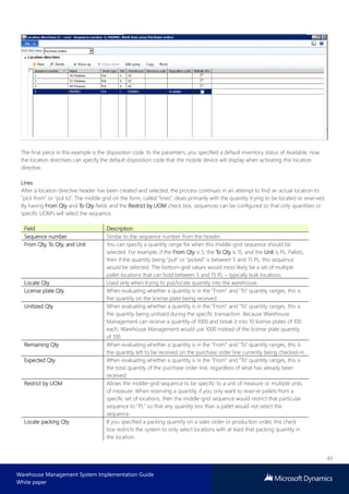 Microsoft dynamics warehouse management system implementation guide | PDF