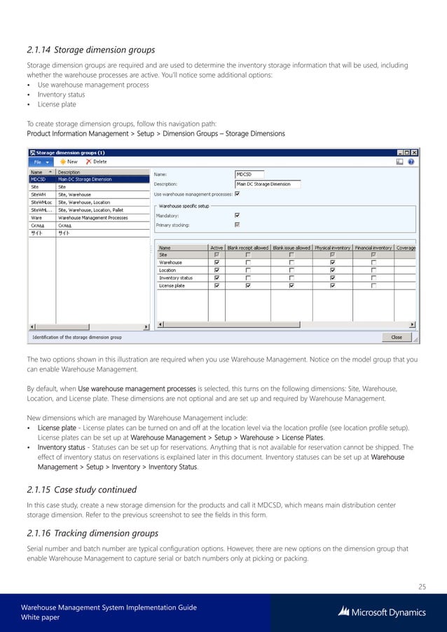 Microsoft dynamics warehouse management system implementation guide | PDF